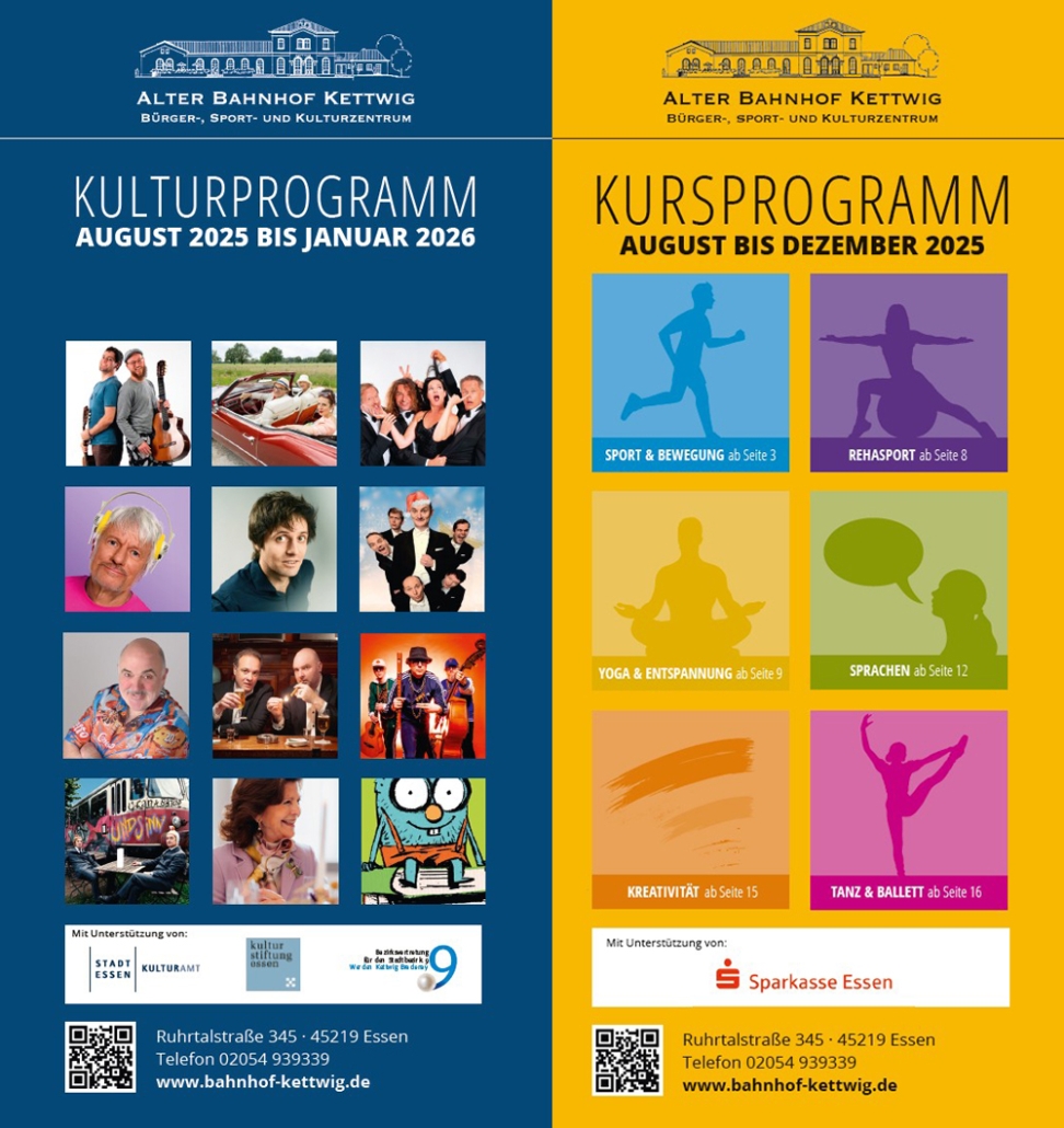 Unser Programmheft für die2. Jahres-Hälfte 2025 - IG BAHNHOF KETTWIG E.V.